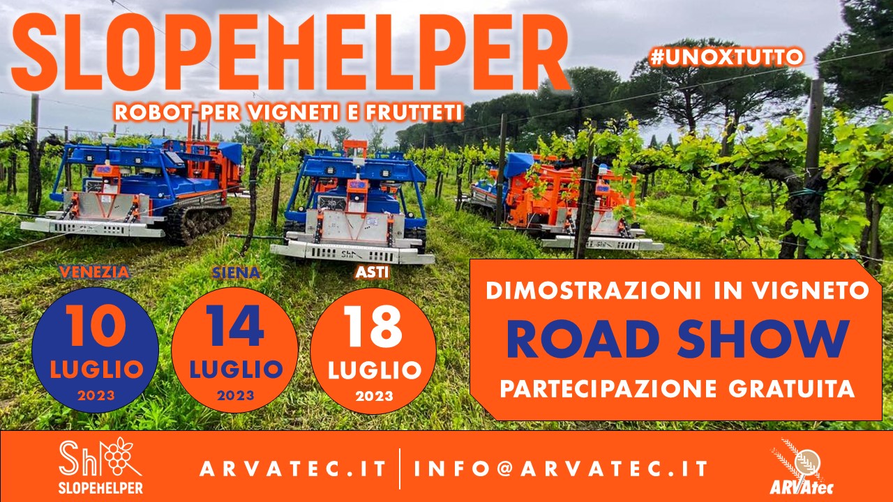 SLOPEHELPER – ROAD SHOW 2023 – ARVAtec